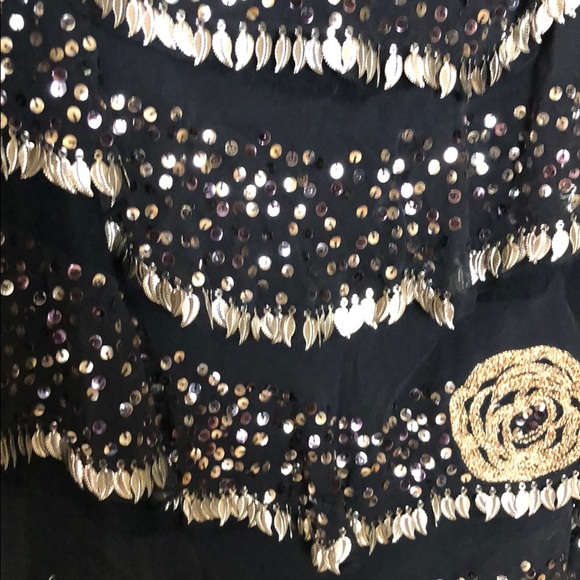 Marciano | Tops | Marciano Silk Tank With Leaf Charm Trim | Poshmark